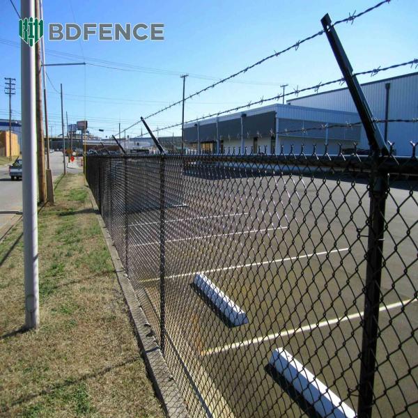 Quality 8 Ft Industry Chain Link Security Wire Fence Galvanized For Garden Yard for sale