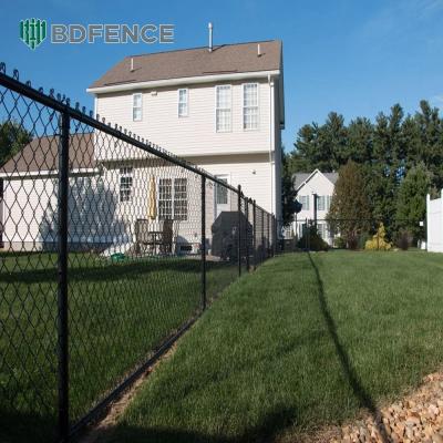 China 8 Ft Industry Chain Link Security Wire Fence Galvanized For Garden Yard for sale