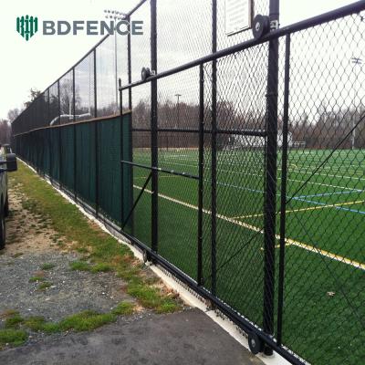 China Extensions 100 Meters  Diamond Chain Link Fence Hot Dip Galvanized Wire Mesh Fence for sale