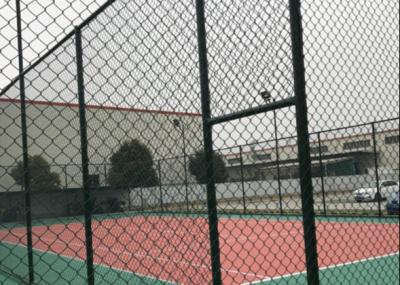 China 8 Ft High X 25 Ft Rolls Pvc Coated Diamond Shape Wire Mesh Steel Galvanize Chain Link Fence for sale