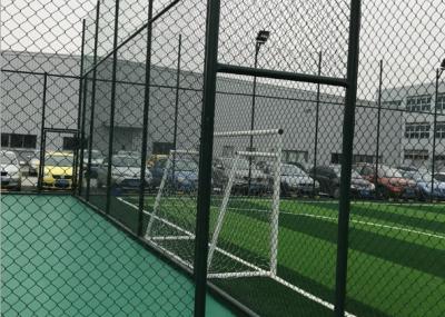 China 8 Ft High X 25 Ft Rolls Pvc Coated Diamond Shape Wire Mesh Steel Galvanize Chain Link Fence for sale