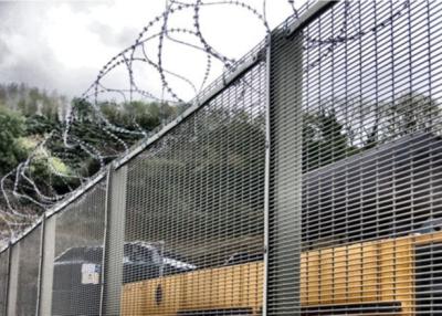 China Prison Barbed Wire Finger Proof 358 Anti Climb Fence for sale