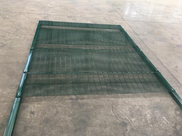 Quality Heavy Gauge Small Hole Anti Climb Fence 3mm Welded Wire Mesh 358 for sale