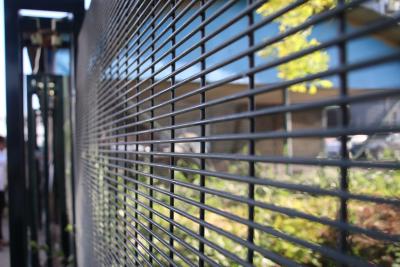 China 2m Height Anti Theft 358 Fence Powder Coated Green Black for sale