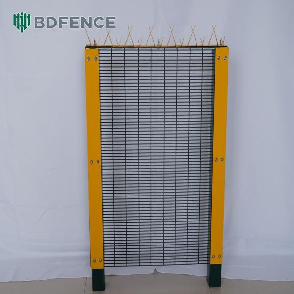 Quality 358 Anti Climb Pvc Coated Fence Boundary Wall Grill Design Clear View for sale