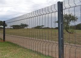 Quality Galvanized Welded Powder Coated Wire Mesh Exterior Fencing Security Fence 358 for sale