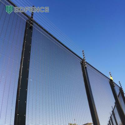 China clear vu Wall Spikes Metal Border Anti Climb Security Fencing Panels for sale
