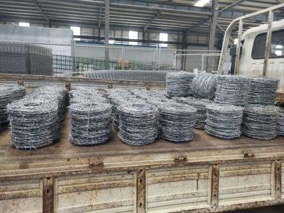 Quality 10kg 1.2mm Galvanized Razor Barbed Wire For Barb Wire Fence for sale