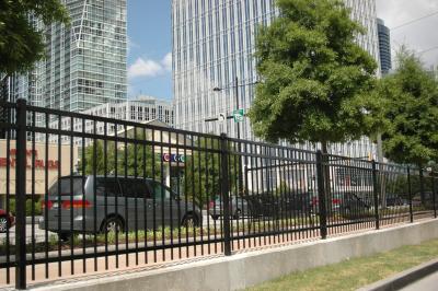 China 1.5*2.5m Powder Coated Aluminum Fence Decoration For Home Garden Pool for sale