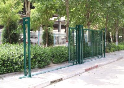 China Manual Drive Cantilever H2m 3D Curved Sliding Fence Gate for sale