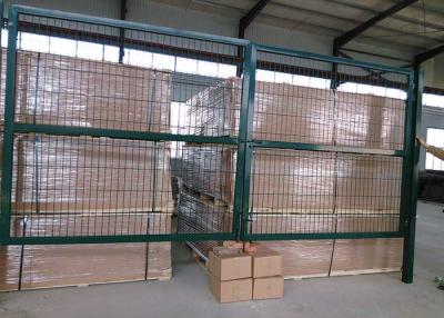 China rust resistant Iron Door Welded Fence Gate With Anti Theft Lock for sale