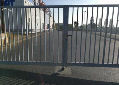 China rust resistant Iron Door Welded Fence Gate With Anti Theft Lock for sale