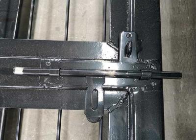 China rust resistant Iron Door Welded Fence Gate With Anti Theft Lock for sale
