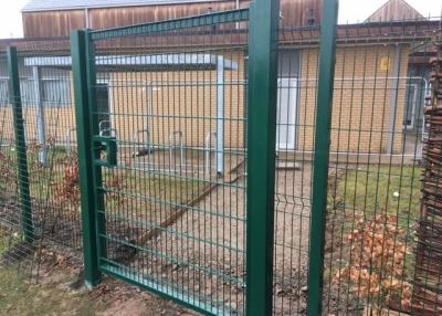 China HGMT Puerta de cerca de jardín de malla metálica 3D en venta