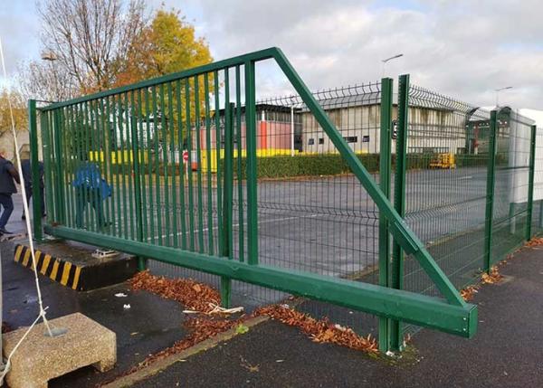 Quality Powder coated Sliding Doors Metal Garden Fence Gate for sale