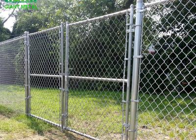China Galvanzied W1000mm Chain Link Metal Garden Fence Gate for sale