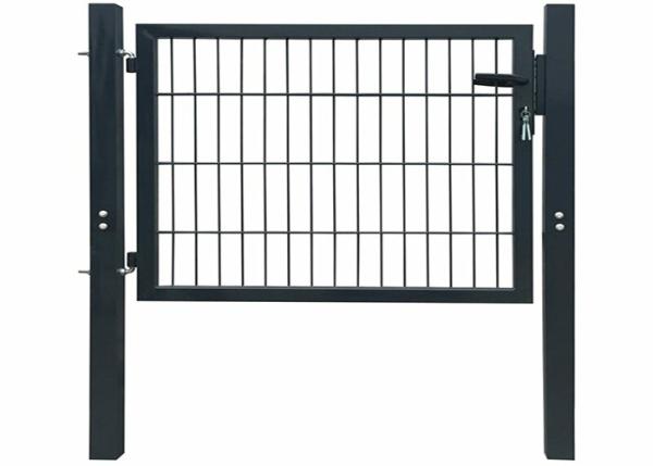 Quality Decorative Wire Mesh Pvc Coated 1.5x1m Fence Double Gate for sale