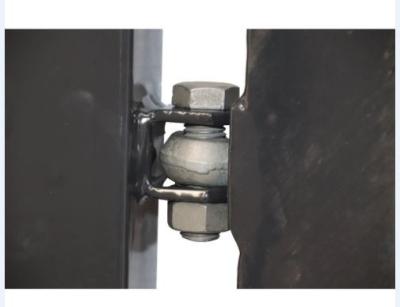 China Cercas metálicas galvanizadas por inmersión en caliente de una hoja de una sola puerta de 0,9 m de ancho en venta