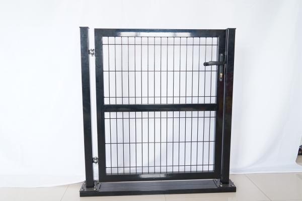 Quality Single Main Door Exterior Metal Wrought Iron Gates Galvanized for sale