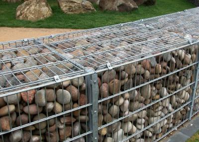 China ISO14001 2x1x0.5m Welded steel Gabion Fence System for sale