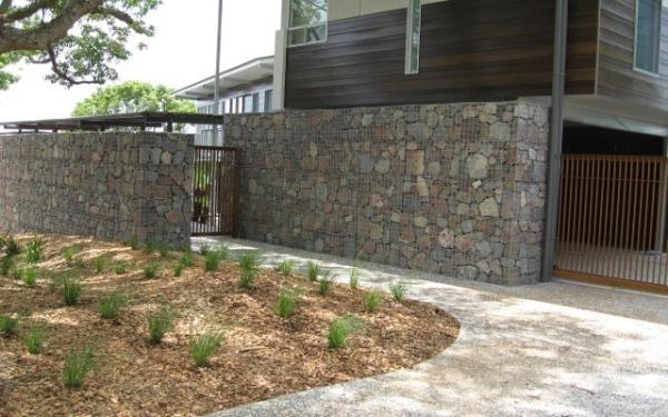 Quality Custom Decoration Galvanized Gabion Box Retaining Wall for sale