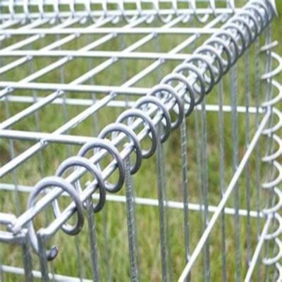 China Galvanized 4mm Gabion Fence System Stainless Steel Wire Welded Gabion Wall for sale