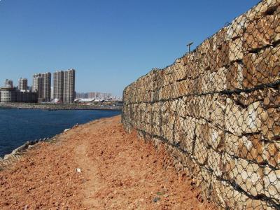China Zinc Coating Gabion Mesh Fence 200mm Galvanized For Retaining Walls Systems for sale