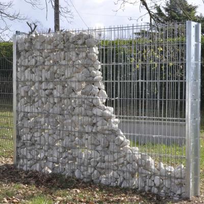 China Hot Dipped Galvanized 4mm Welded Wire Gabion Baskets For Retaining Wall for sale