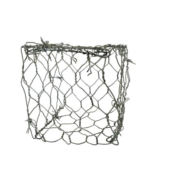 Quality Woven Stone Filled Galvanized Gabion Boxes Basket 8x10cm Hexagonal Hole for sale