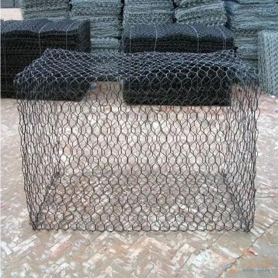 China Pvc Coated Galvanized 2m Gabion Basket Woven for sale