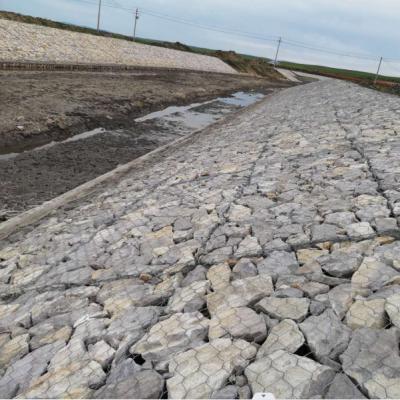China Galfan Wire 60*80mm Gabion Fence System High Corrosion for sale