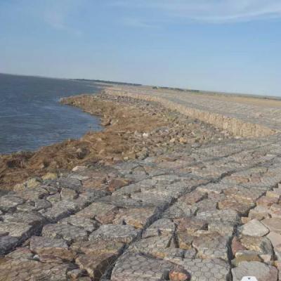 China Galfan Wire 60*80mm Gabion Fence System High Corrosion for sale