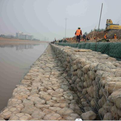 China Galfan Wire 60*80mm Gabion Fence System High Corrosion for sale