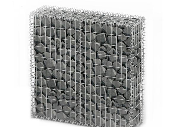 Quality Wire Mesh 2mm Gabion Fence System Galvanized Pvc Coated Stone Filled Weld for sale
