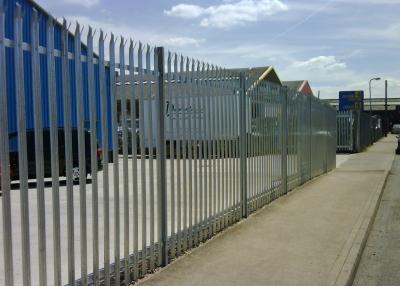 China Sharp Profiled Heads H2.4m palisade Welded Wire Garden Fence for sale