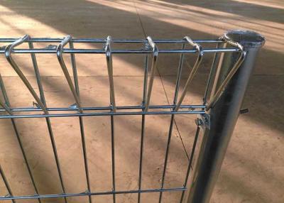 China ISO9001 2001 Round Post 5mm Welded Roll Top Fencing for sale