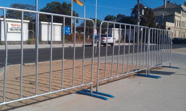 Quality Metal Galvanized Temporary Crowd Control Fencing For Bridge for sale