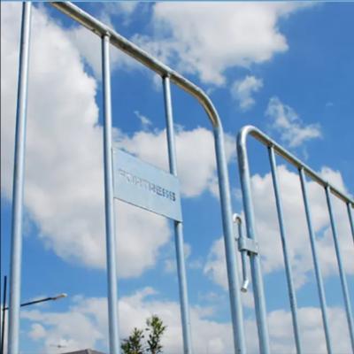 China Portable Folding Aluminum Event Crowd Control Barriers Fence Steel Pvc Big Concerts Driveway Gates Security Management for sale