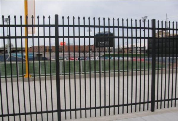 Quality Modern Outdoor Steel Palisade Tubular Pool Fencing Metal Steel Gates Anti Climb for sale
