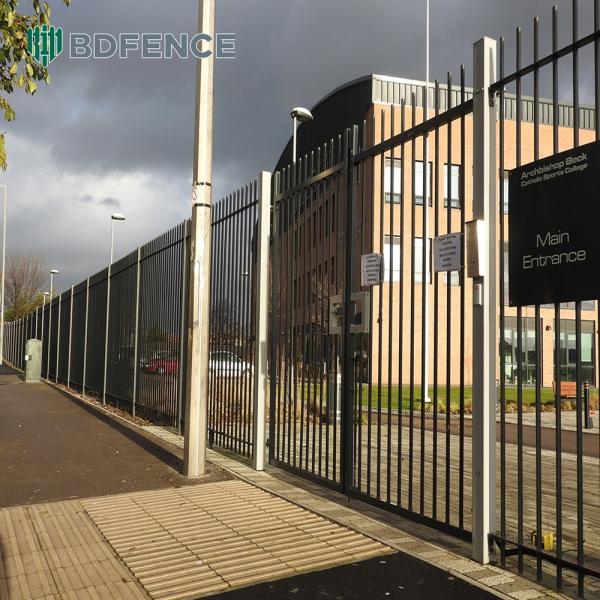 Quality Square post Powder Coated 1.8m Welded Mesh Fencing for sale