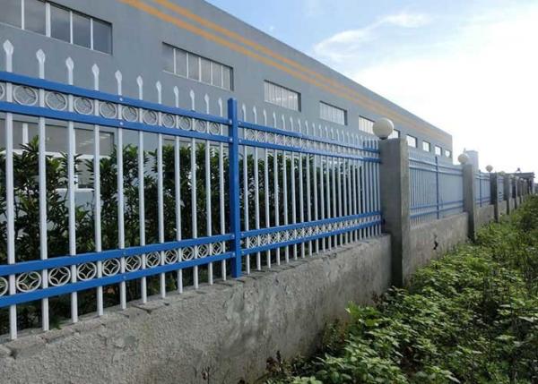 Quality Garden Black Metal Wrought Iron Fences Trellis Metal Iron Aluminium Tubular for sale