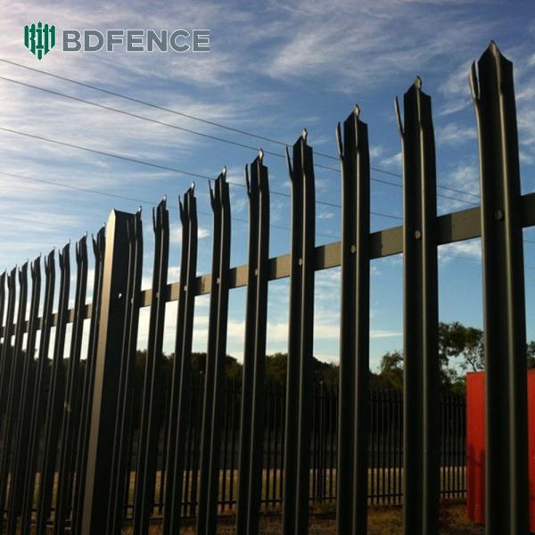 Quality Canada Market Easy Installed Powder Coated Black Wrought Iron Fence for sale