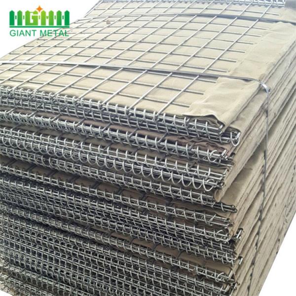 Quality Galvanized Welded Mesh Fence Hesco Wall System 4mm Diameter 1530mm Height for sale