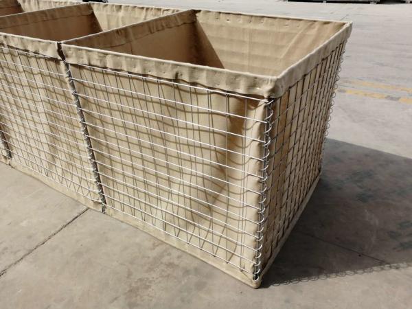 Quality 1.2m Height Hesco Bastion Blast Wall Barrier Galfan Coated for sale