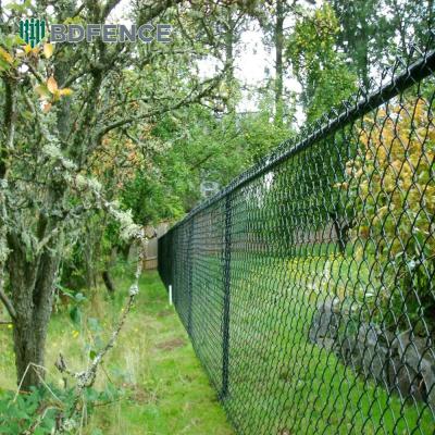 China Hot Dipped Galvanized Chain Link Fence Easy Assembly Rust Prevention In Home Garden for sale