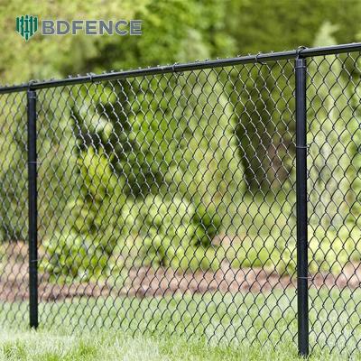 China Hot Dipped Galvanized Chain Link Fence Easy Assembly Rust Prevention In Home Garden for sale