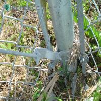 China Typhoon Zone Windproof Chain Link Fence 2m-6m Height Galvanized Steel for sale
