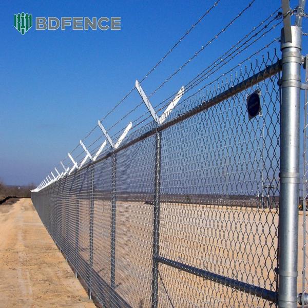 Quality Barbed Chain Link Fence Security for sale