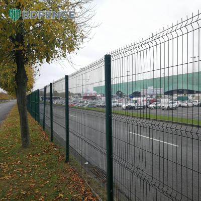 China Bus Stop V Mesh Security Fencing Queue Management for sale