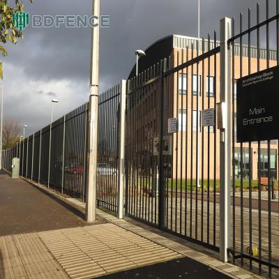 China Attractive Tubular Steel Fence Aesthetically Pleasing for sale
